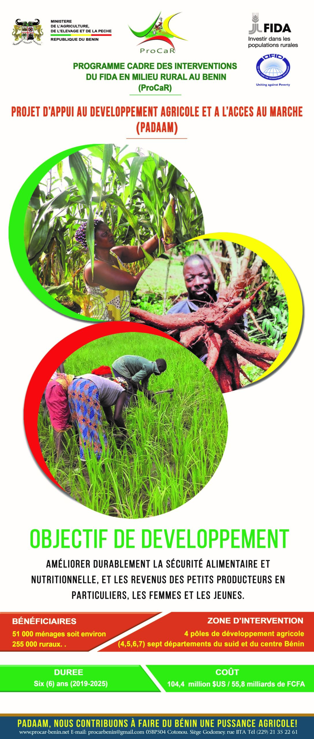 Présentation PADAAM - .::ProCaR Bénin::.